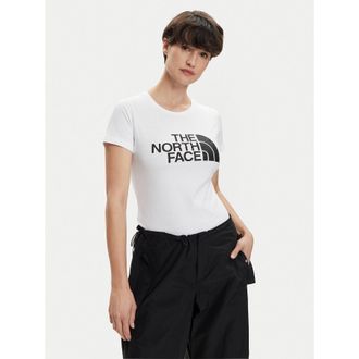 The North Face T-Shirt Easy NF0A87N6 Weiß Regular Fit