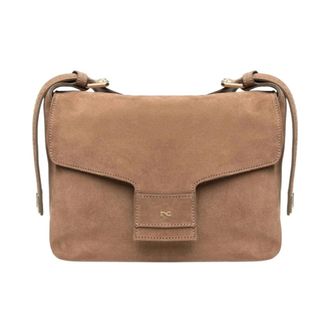 Nero Giardini I644324D Velours Umh&auml;ngetasche - - Bags - Damen - Braun - ONE SIZE