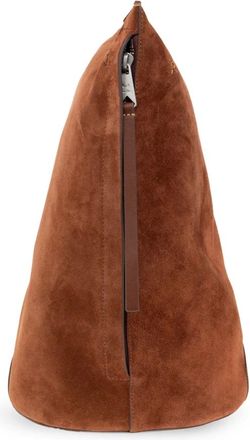 Paul Smith Sac &agrave; dos bandouli&egrave;re en daim - Homme - Sacs - Brun - Taille: ONE Size