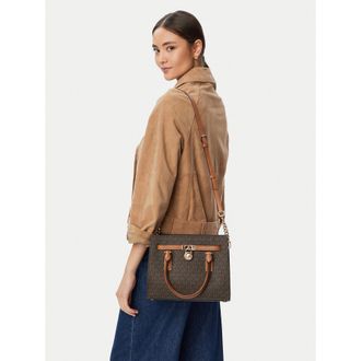 Michael Kors Handtasche MICHAEL Michael Kors Hamilton Moderne 30T6GNXS1B Dunkelbraun