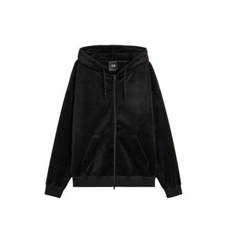 Yohji Yamamoto Velvet Corduroy Zipper Hoodie