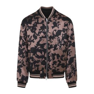 Dries Van Noten Homme, Vestes, Multicolore, Taille: XL Volker Bomber Jacket