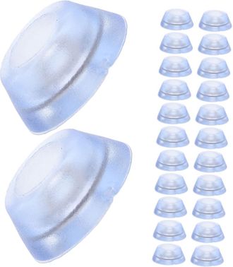 PartyKindom 50stücke Silikon-möbelbeinabdeckungen Stuhlbeinschoner Zum Schutz Von Hartholzböden rutschfeste Silikonpolster Für Möbelbeine Transparente Silikonfüße