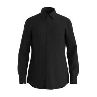 HUGO BOSS Homme, Chemises, Noir, Taille: XL Chemise en Flanelle Stretch Bross&eacute;e Coupe Slim