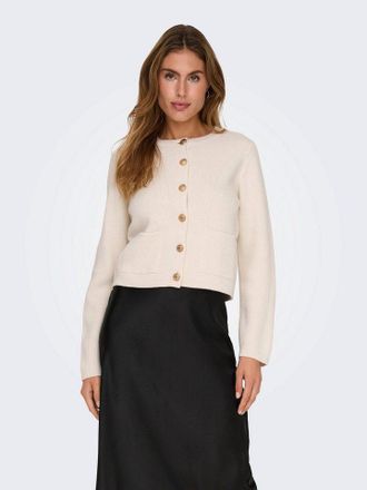 Jacqueline de Yong Strickjacke Kim (1-tlg) Plain/ohne Details