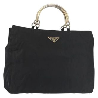 Prada Pre-owned Vintage Nylon Handtasche - - Pre-owned - Damen - Schwarzk - ONE SIZE