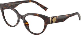 Dolce & Gabbana Femme, Accessoires, Brun, Taille: 54 MM Cat Eye Optical Frame