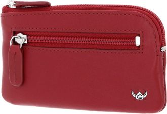 Golden Head Polo Zipped Key Case Red