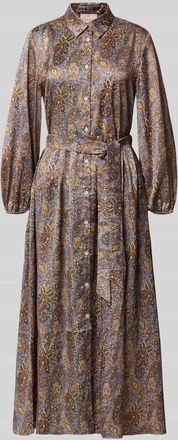 Emme Midikleid mit Taillenband Modell PASSO