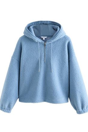 Next Fleecejacke Outdoor Next Elements Fleece-Troyer mit Teddyfell (1-St)