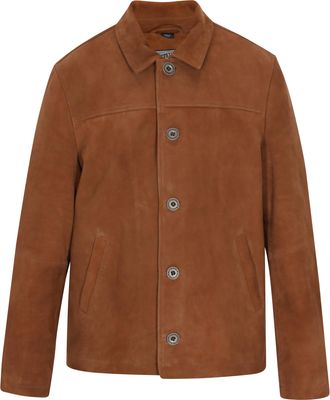 Dreimaster Dreimaster Jacke M&auml;nner Cognac