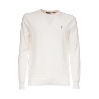 Polo Ralph Lauren Baumwollpullover mit gesticktem Logo - - Knitwear - Herren - Wei&szlig; - 2XL