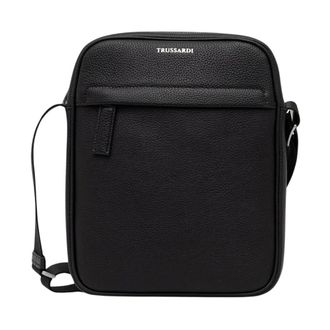 Trussardi Pochette en cuir - Homme - Sacs - Noir - Taille: ONE Size