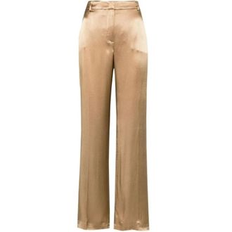 Alberta Ferretti Flare Hosen - - Trousers - Damen - Beige - M