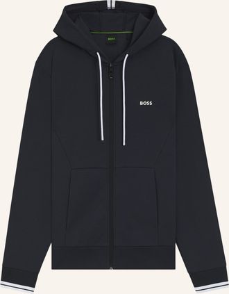 HUGO BOSS Sweatshirt Fz Hoodie Zone Regular Fit blau
