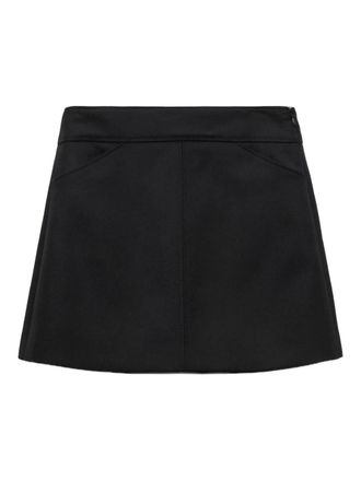 Dorothee Schumacher Minirock aus Wolle - Schwarz