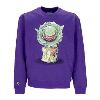 Octopus Lila Crewneck Sweatshirt - - Sweatshirts & Hoodies - Herren - Lila - S