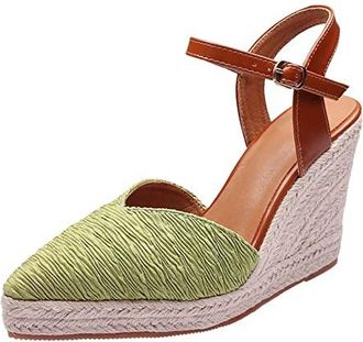 Generic Chaussures de pêcheur dété 2026 pour femmes, sandales à talons hauts à plateforme en satin léger pour bureau, soirée, fête, demoiselle dhonneur, maria