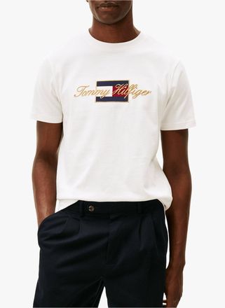 Tommy Hilfiger T-shirt &agrave; logo en coton