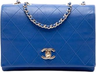 Chanel Pre-owned Vintage Schultertasche - - Pre-owned - Damen - Blau - ONE SIZE