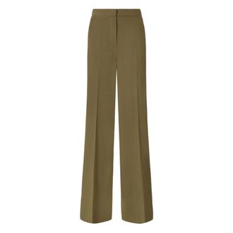 Pinko Hochtaillierte Gr&uuml;ne Ma&szlig;geschneiderte Hose - - Trousers - Damen - Gr&uuml;n - L