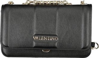 Mario Valentino Femme, Sacs, Noir, Taille: ONE Size Sac &agrave; bandouli&egrave;re Chain Chic Poly&eacute;thyl&egrave;ne Noir