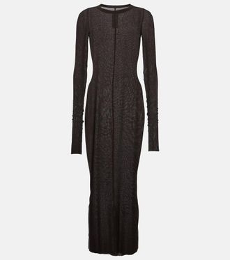 Rick Owens Midikleid aus Jersey