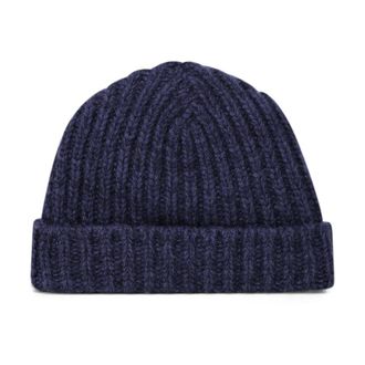 Warm-Me Kaschmir-Beanie - - Accessories - Herren - Blau - ONE SIZE