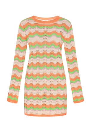 Izia Kleid Frauen orange mehrfarbig