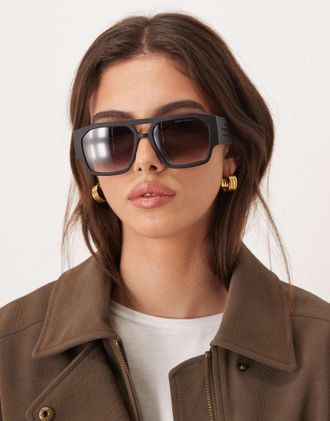 Marc Jacobs Marc Jacobs - Pilotensonnenbrille in Mattschwarz