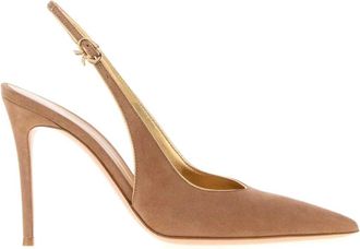 Gianvito Rossi Femme, Chaussures, Brun, Taille: 41 EU Escarpins