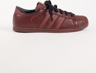 adidas Originals Superstar II baskets basses ton sur ton marron renard, exclusivit&eacute; ASOS-Bleu