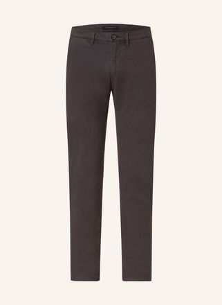Strokesman's Strokesmans Piqu&eacute;-Chino Slim Fit grau