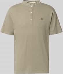 Superdry T-Shirt mit kurzer Knopfleiste