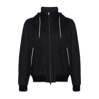 Herno Herrenjacke mit silberner Logoplatte - - Jackets - Herren - Blau - 3XL