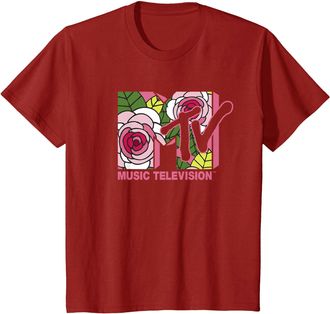 Giesswein Floral Roses Music Television Logo T-Shirt