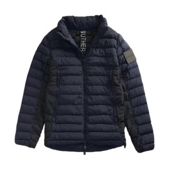 Outhere Ultraleichte blau gef&auml;rbte Federjacke - - Jackets - Herren - Blau - L