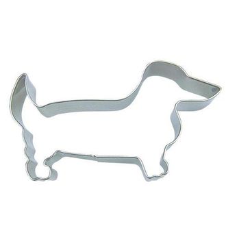 St&auml;dter Staedter Teckel Forme Cookie Cutter, Argent