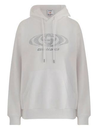 Casablanca hoodie &agrave; ornements strass&eacute;s