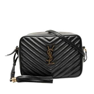 Saint Laurent Sac bandouli&egrave;re en cuir Pre-owned - Femme - Pre-owned - Noir - Taille: ONE Size