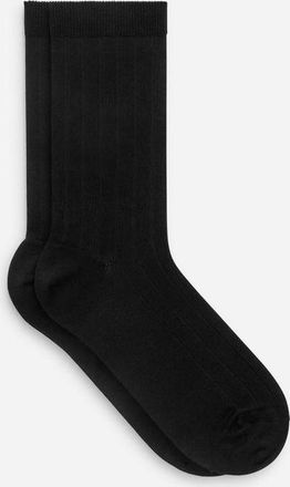 Arket Gerippte Socken Aus Seidenmischung -Schwarz