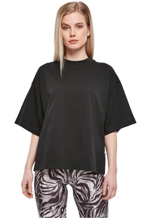 Urban Classics Damen Ladies Organic Heavy Tee T-Shirt, Black, 4XL
