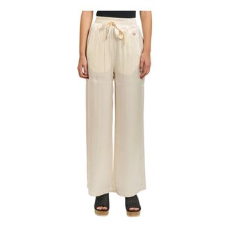 Yes-Zee YES Zee, Femme, Pantalons, Beige, Taille: 36 FR Pantalon Palazzo