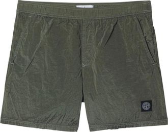 Stone Island Homme, Maillots de bain, Vert, Taille: 2XL Nylon Metal Swim Shorts