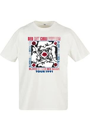 Mister Tee Mt2472 T-Shirt surdimensionné Red Hot Chilli Peppers, Prête à être Teinte, XXL Hommes