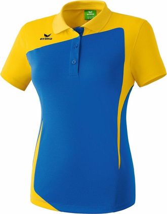 Erima Damen Poloshirt Club 1900, New royal/gelb, 34, 111346