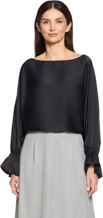 Betty Barclay Satinbluse Damen Satin-Bluse mit U-Boot-Ausschnitt