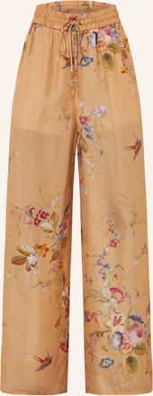 Zimmermann Marlenehose Patience Aus Seide braun