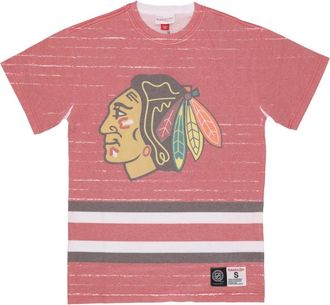 Mitchell & Ness Chicago Blackhawks NHL T-Shirt - - Tops - Herren - Mehrfarbig - M