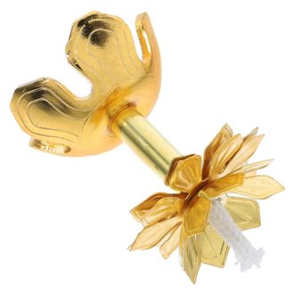 Aboofan Dochthalter F&uuml;r &Ouml;llampen Lotus-butterlampenhalter Messingbeschichteter &Ouml;lbrenner Vintage-kerzenst&auml;nder Tibetische &Ouml;llampen-Teile Teelichthalter &Ouml;llamp
